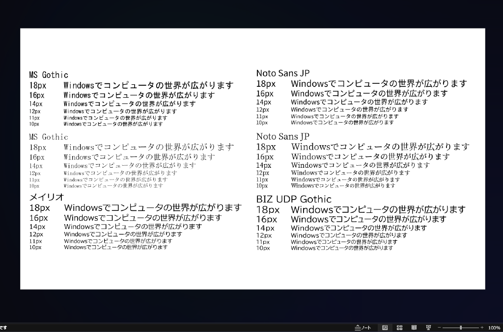Windowsのギザギザフォントを修正する「FaithType」を使ってみる