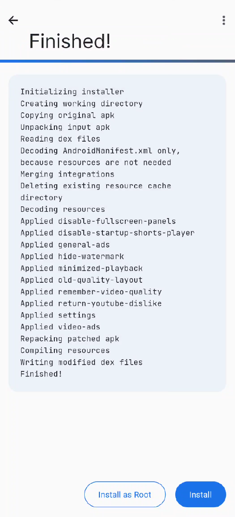 【Vanced代替】YouTube Revancedの「root版」をインストールする